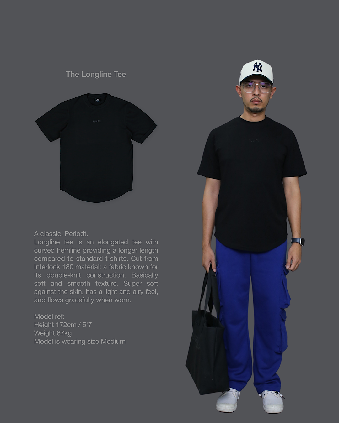 ASAS Longline in Black – TUATU